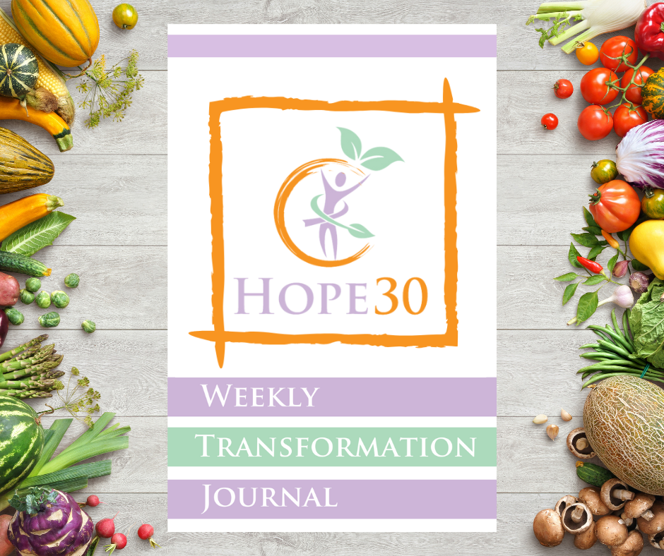 Hope30 Weekly Journal- (For Hope30 graduates and Hope30 for Life ...